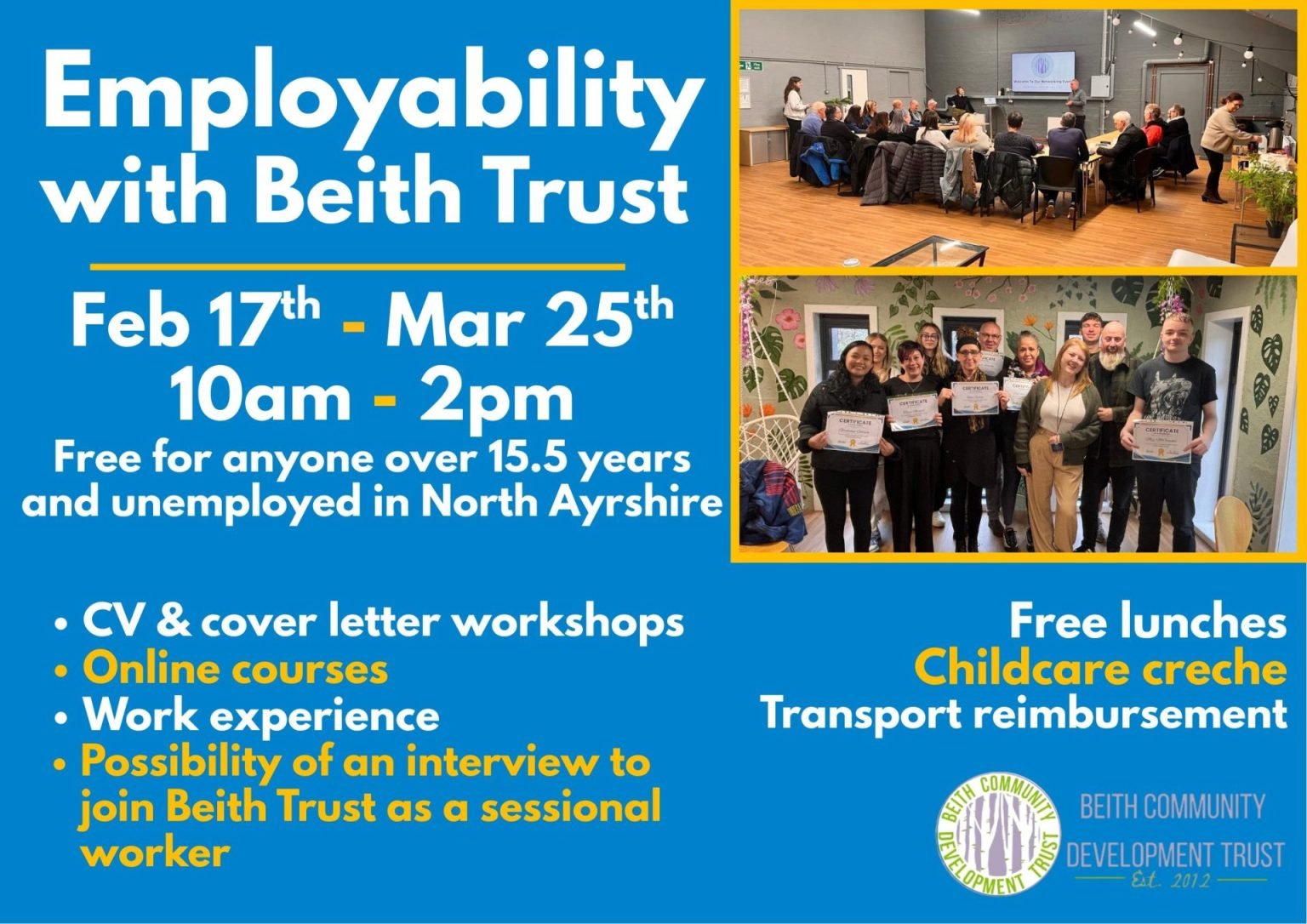 Employability with Beith Trust – Geilsland Estate